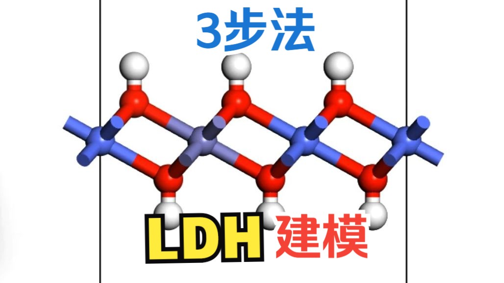 [Materials Studio] 3步LDH建模 | 零基础搭建FeNiCoMn水滑石结构模型 | MS锂电DFT计算 MS杨站长 华算 ...