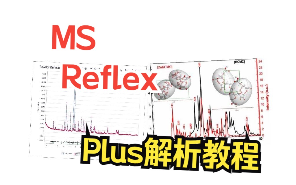 [Materials Studio] Reflex模块教学6–利用Reflex plus解析3-Cl-反式肉桂酸结构教程 | 理论计算 华算 ...